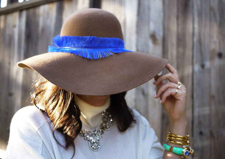 DIY Feather Hat – Honestly WTF