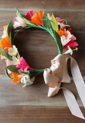 DIY Paper Flower Crown – Honestly WTF