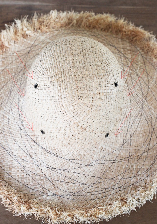 DIY Fringed Raffia Hat With Lola Hats – Honestly WTF