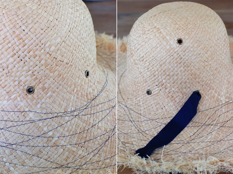 DIY Fringed Raffia Hat With Lola Hats – Honestly WTF