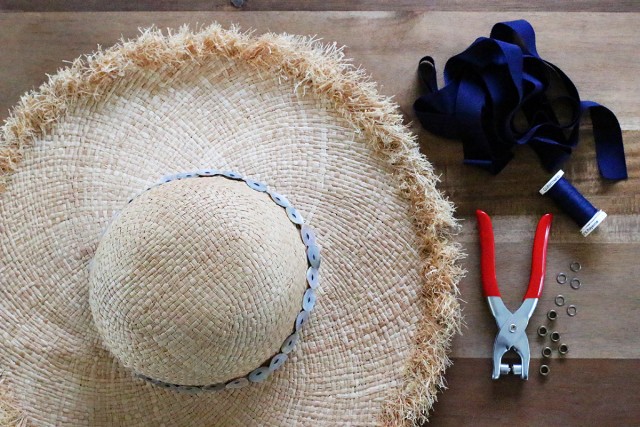 DIY Fringed Raffia Hat With Lola Hats – Honestly WTF
