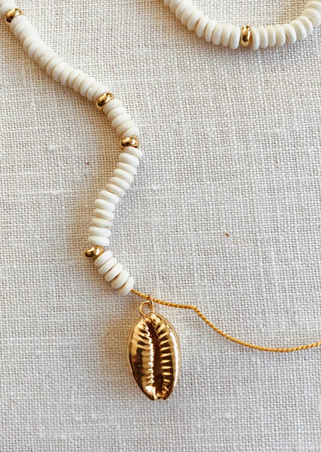 DIY Beaded Shell Necklaces – Honestly WTF