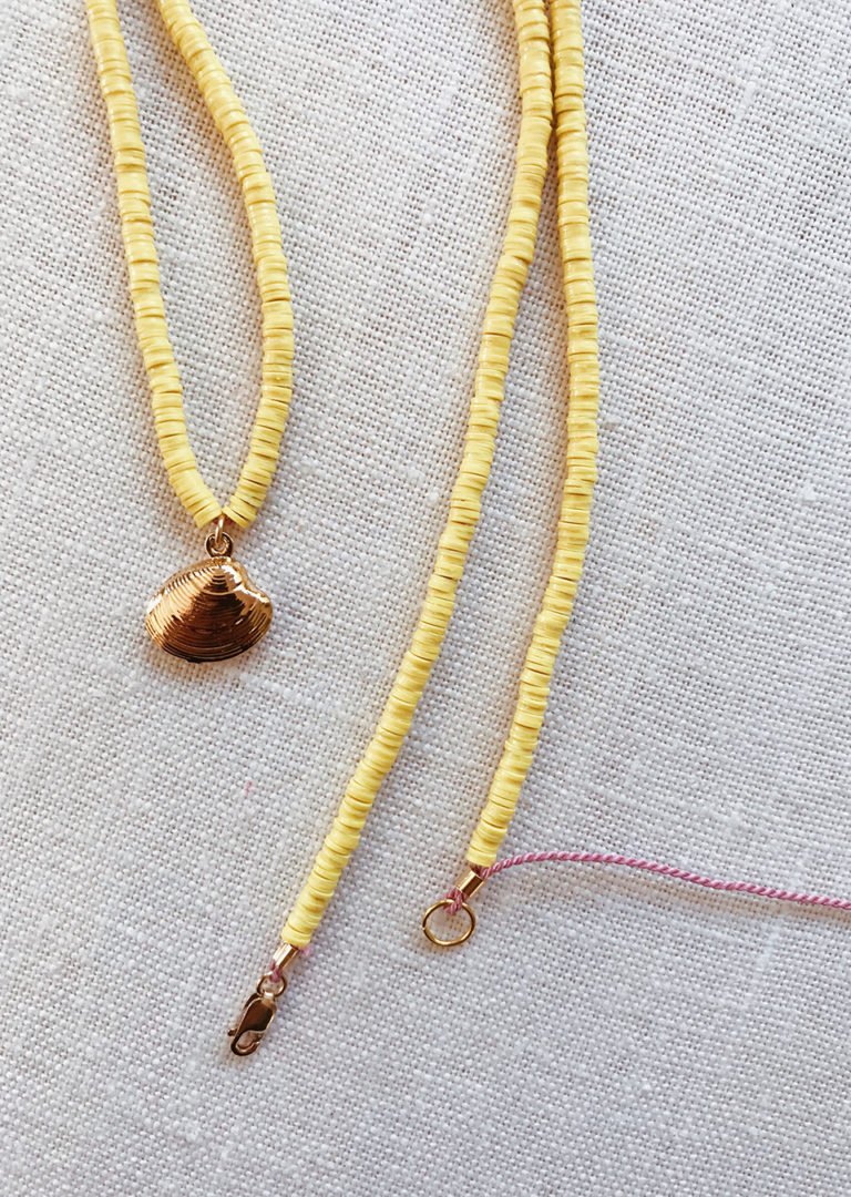 DIY Beaded Shell Necklaces – Honestly WTF
