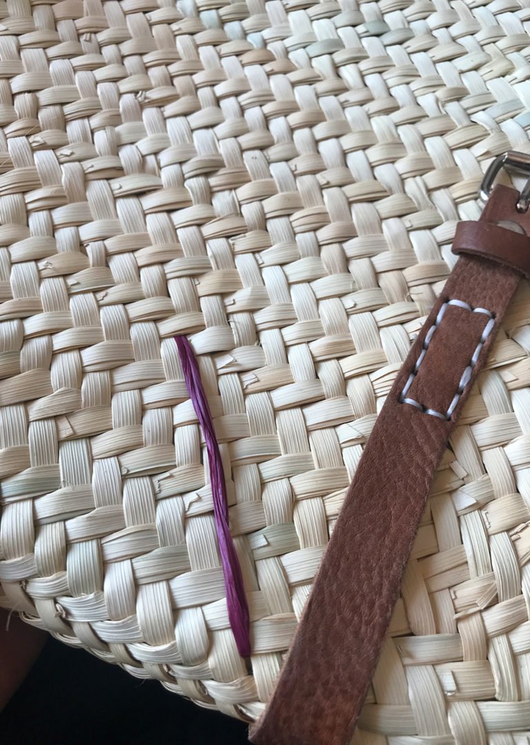 DIY Embroidered Straw Bag – Honestly WTF