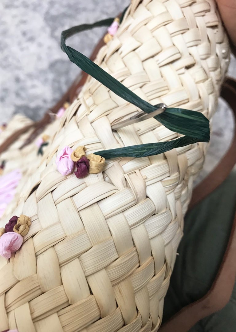 DIY Embroidered Straw Bag – Honestly WTF