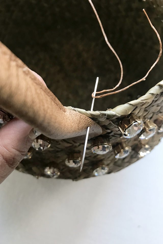 DIY Crystal Studded Straw Bag – Honestly WTF