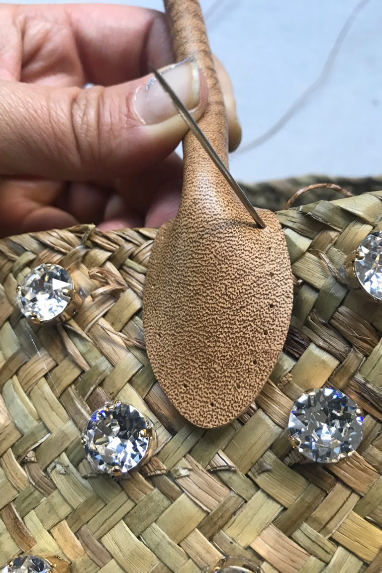 DIY Crystal Studded Straw Bag – Honestly WTF