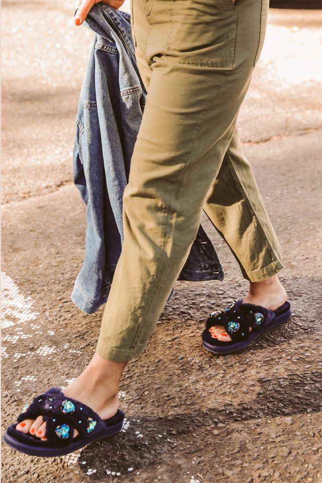 DIY Embellished Slippers, 3 Ways - Honestly WTF