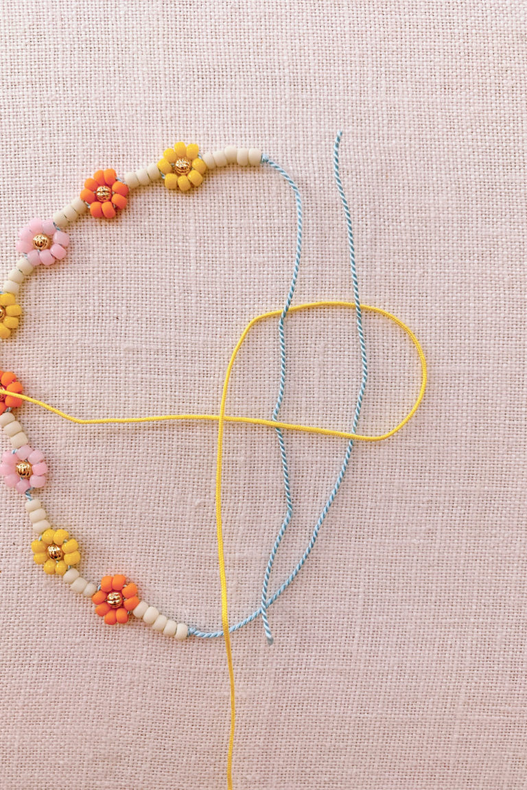 DIY Beaded Daisy Chain Bracelet – Honestly WTF