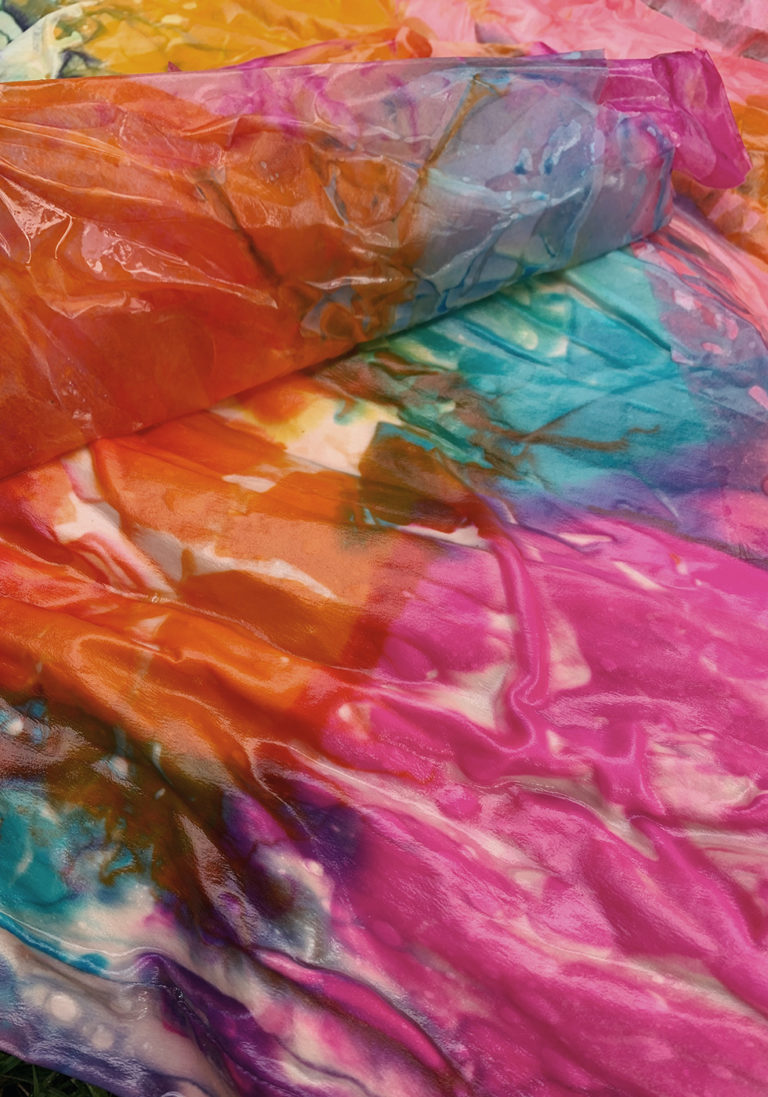 DIY Tissue Paper Tie Dyeing – Honestly WTF