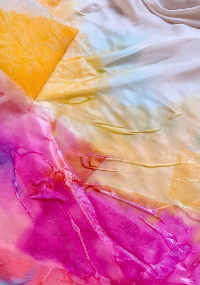 DIY Tissue Paper Tie Dyeing – Honestly WTF