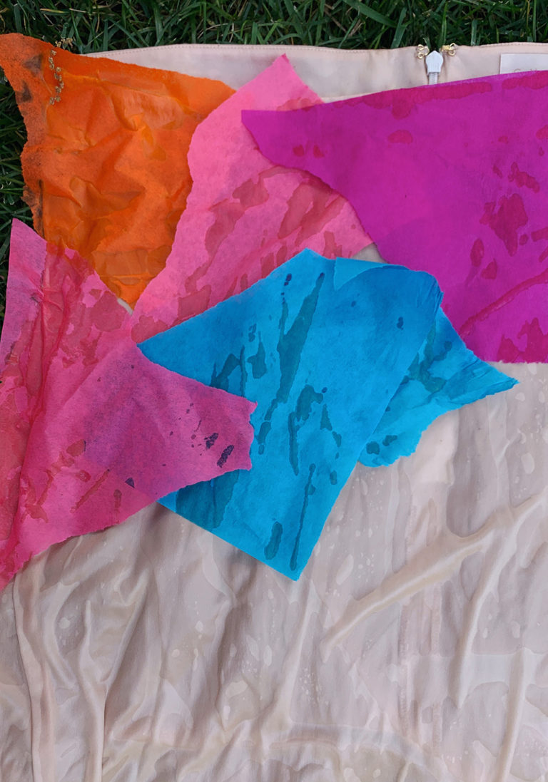 DIY Tissue Paper Tie Dyeing – Honestly WTF