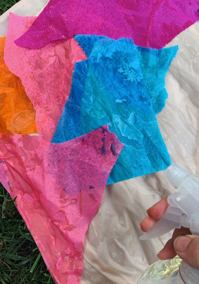 DIY Tissue Paper Tie Dyeing – Honestly WTF