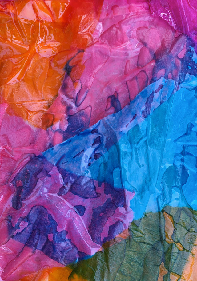 DIY Tissue Paper Tie Dyeing – Honestly WTF