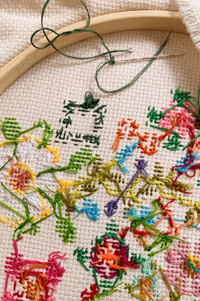 DIY Cross Stitching with a Pattern – Honestly WTF