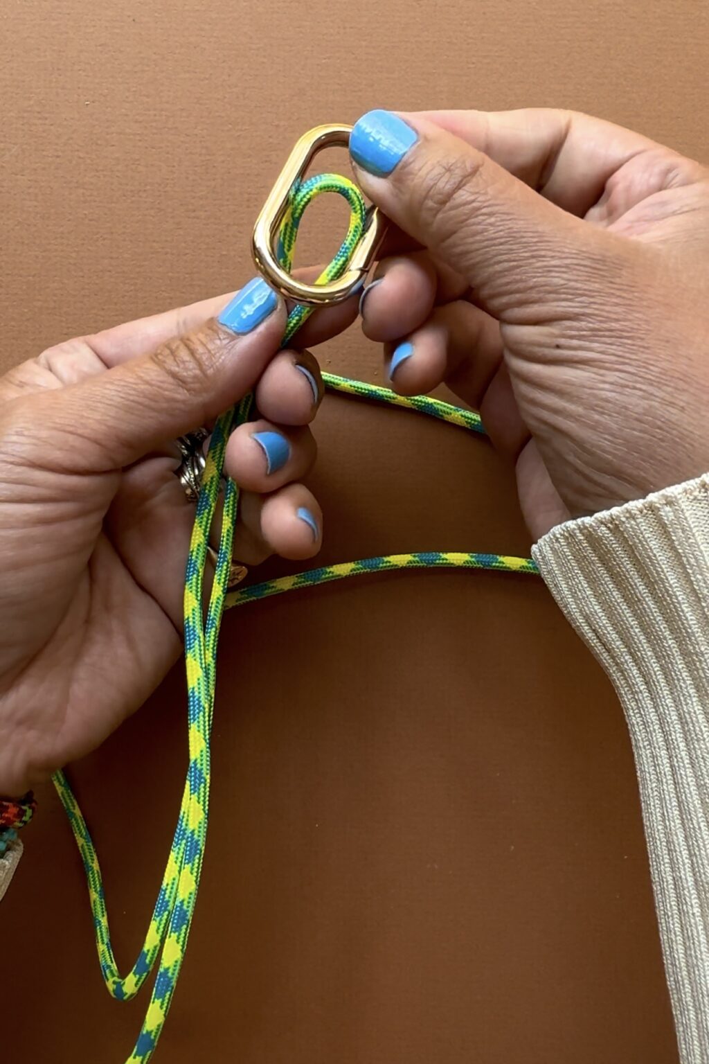 AGJ x HWTF: DIY Knotted Bag Strap – Honestly WTF