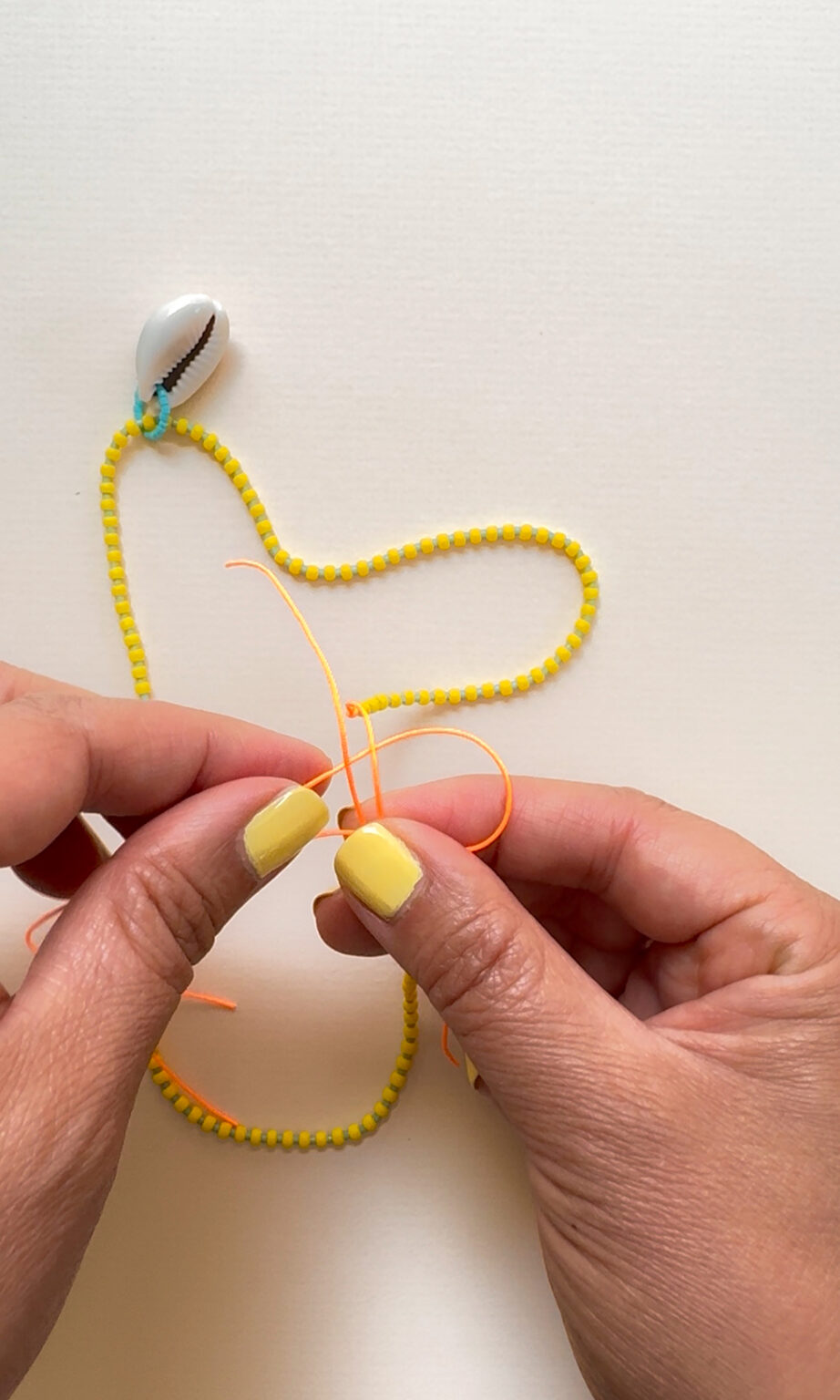 DIY Beaded Shell Necklace – Honestly WTF