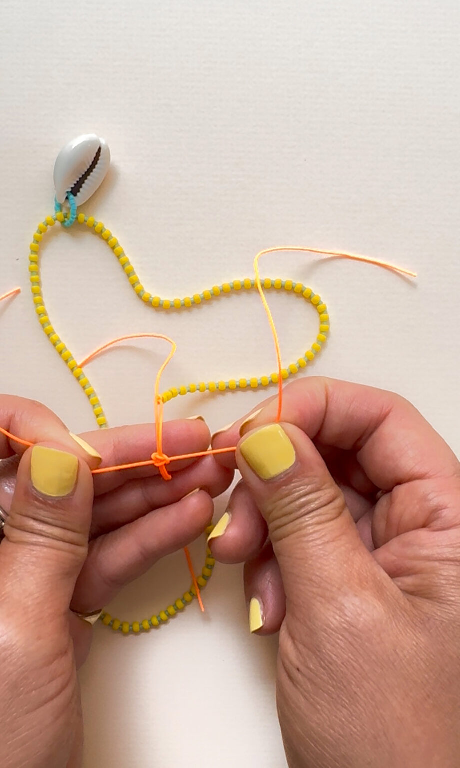 DIY Beaded Shell Necklace – Honestly WTF